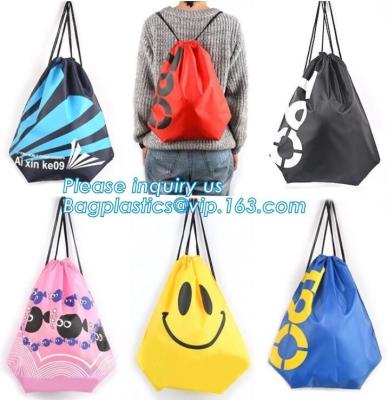 China Custom Eco Friendly Sublimation Polyester Folding Shopping Bag 54x40x40cm 70g Promotional Sports Gym Sack for sale