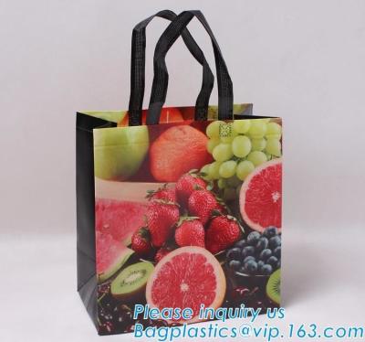China Custom Logo Foldable PP Woven Shopping Bag 50x48x20cm Reusable Laminated Tote for sale
