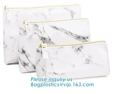 China Waterproof Tyvek Paper Makeup Bag Cosmetic Bag Zipper Closure Durable 65lb Capacity for sale