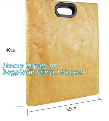 China Custom Logo Printed Waterproof Tyvek Shopping Bags Reusable Collapsible 65lb Capacity for sale
