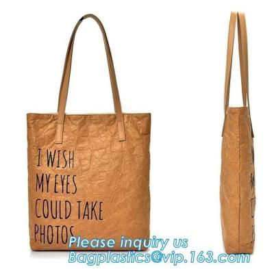 China Tyvek Reversible Reusable Shopping Travel Bag Superlight Dupont Tote Bag 65 lbs Capacity for sale