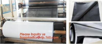 China UV Stabilized Black White Panda Film for Greenhouse Blackout 0.15mm Thickness Mushroom Polyethylene Plastic for sale