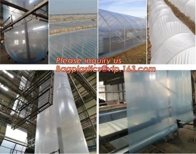 China Multi-Span Plastic Film Cover Natural Ventilation Vegetable Greenhouse 200 Micron for sale