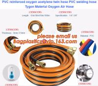 China PVC Reinforced Oxygen Acetylene Twin Welding Hose 8mm 15mm Industrial Welding Hose for sale