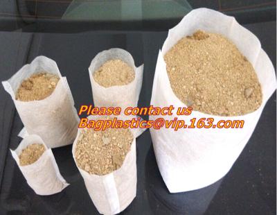 China LDPE Plastic Grow Bags 1 Gallon Heavy Duty Reusable Planting Bags with Drain Holes for sale