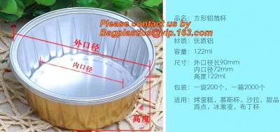 China Disposable Aluminum Foil Food Container 8011 Alloy Takeaway Packing for BBQ and Catering for sale