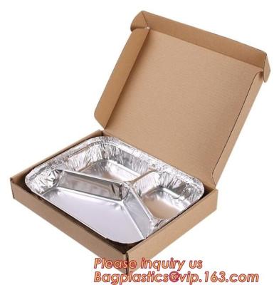 China Custom Corrugated Pizza Box 210x140mm Food Grade Plastic for Scooter Delivery for sale