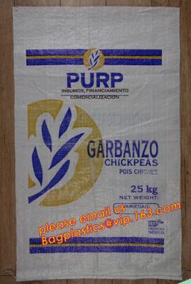 China PP Woven Bag 50kg for Grain Rice Flour Feed Fertilizer Custom Size Laminated Sack for sale