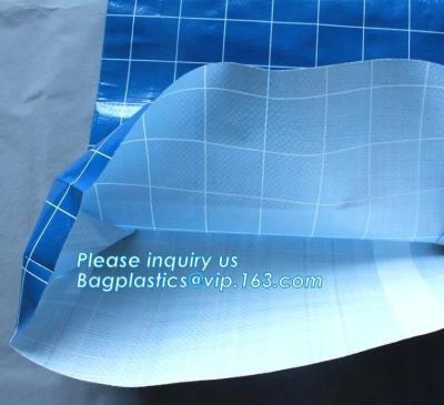 China 3 Layer Kraft Paper Laminated PP Woven Bag 50kg for Feed Chemical Powder Packaging for sale