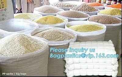 China 25kg 50kg White Recycled PP Woven Bag BOPP Laminated for Flour Rice Fertilizer for sale