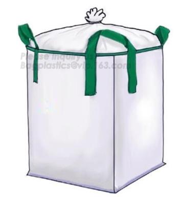 China Virgin PP Woven Jumbo Bag FIBC 1 Ton for Sand Packing Bulk Bag for sale