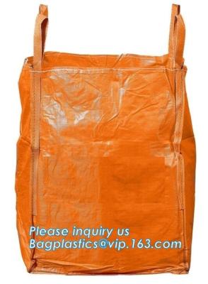 China 100% Virgin PP Woven Big Bag 1x1x1m with Baffle and Brace for Industrial Bulk Storage for sale