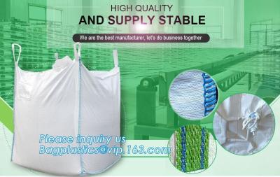 China Virgin PP Woven FIBC Jumbo Bulk Bag 1 Ton 1.5 Ton 2 Ton for Sand and Construction Waste for sale