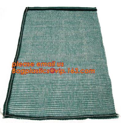 China PP Raschel Mesh Bag 75x90cm for Fruit Vegetable Packaging Tubular Woven Net Bag for sale