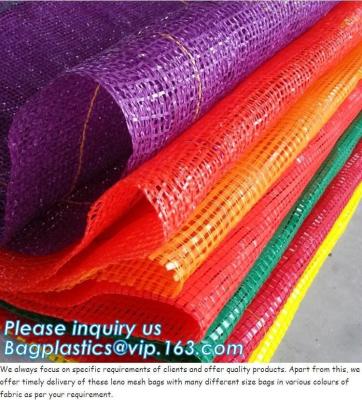 China White PE Raschel Mesh Garlic Bag 45x75cm for Agricultural Vegetable Packaging for sale