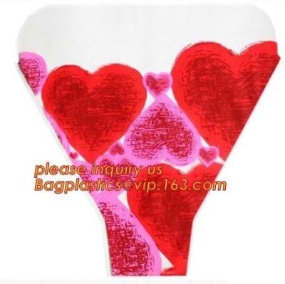 China Custom Cellophane Flower Sleeves for Bouquet Wrapping with Air Holes 30,000pcs MOQ for sale