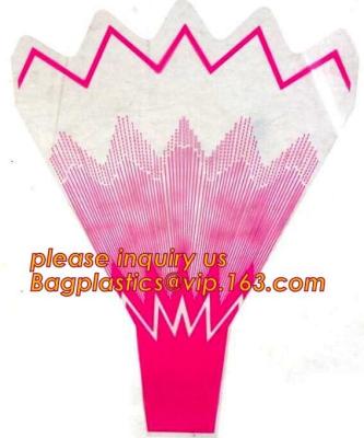 China Biodegradable Flower Sleeve Bag for Bouquet Packaging Custom Size 30x40cm for sale
