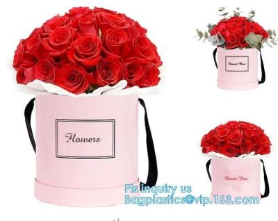 China Custom Cardboard Flower Gift Box with Magnetic Closure 1200g Kraft Paper Luxury Packaging for sale