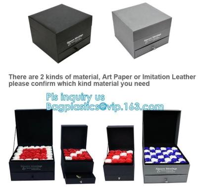 China Custom Cardboard Flower Box Luxury Packaging 1200g with Custom Logo Printing for sale