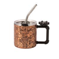 China Stress Reducing Custom Travel Coffee Cup 12oz 14oz Stainless Steel with Gyro for sale