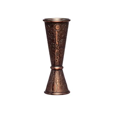 China Food Grade 18/8 Stainless Steel Japanese Jigger 2oz 1oz with Inside Measurements for sale