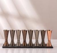China Food Grade 18/8 Stainless Steel Japanese Jigger 2oz 1oz with Inside Measurements for sale