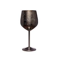 China Stainless Steel Wine Glass 18 oz Unbreakable Stemmed Goblet for Indoor Outdoor Events for sale