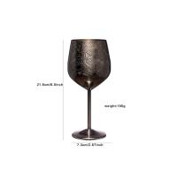 China Stainless Steel Wine Glass 18 oz Unbreakable Stemmed Goblet for Indoor Outdoor Events for sale