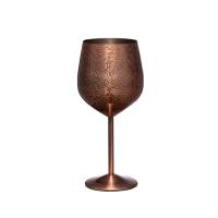 China 18oz 18/8 Stainless Steel Stemless Wine Glass Red White Copper BPA Free for sale
