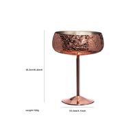 China Stainless Steel Wine Glass 13.5 OZ Unbreakable Metal Wine Goblet Fairy Design for sale
