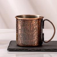 China 18/8 Stainless Steel Wine Mug Copper Plated 400ml for Party Entertainment for sale