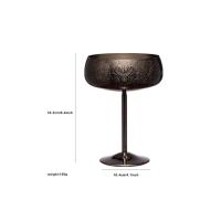 China Stainless Steel Coupe Wine Glass 14oz Champagne Cocktail Goblet SS304 for sale