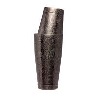 China Food Grade Black Stainless Steel Boston Cocktail Shaker 750ml Custom Bar Party for sale