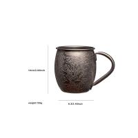 China 18oz Stainless Steel Moscow Mule Mug 550ml Hammered Cup for Cold Drinks for sale