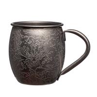 China 18oz Stainless Steel Moscow Mule Mug 550ml Hammered Cup for Cold Drinks for sale