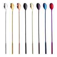 China 304 Stainless Steel Cocktail Mixing Spoon 12 Inch Bartender Bar Stirring Spoon for sale