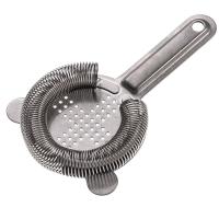 China Cyberpunk Skull Pattern Stainless Steel Cocktail Strainer 16x9.8cm for Home Bar for sale