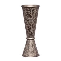 China Rolled Lip Double Jigger for Bartending & Measuring Cocktails for sale