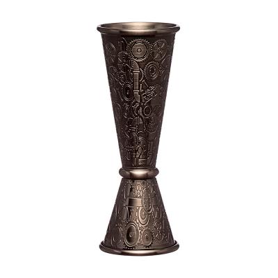 China Premium 304 Stainless Steel Jigger 2 oz 1 oz Heavy Duty with Inside Scale Lines for sale