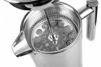 China Stainless Steel French Press Coffee Maker 1000ml Double Wall Insulated Coffee Pot for sale