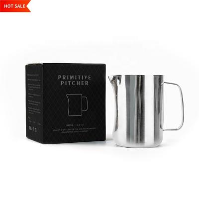 China 350ml Stainless Steel Milk Frothing Pitcher 18/10 Food Grade Latte Art Jug for sale