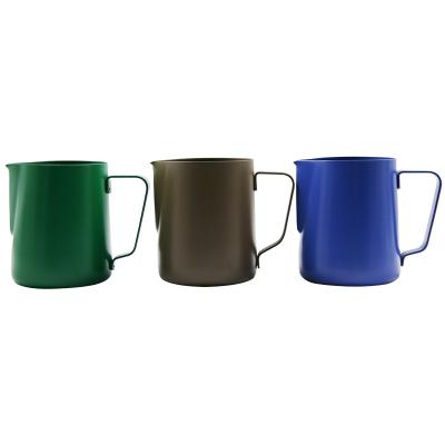 China Stainless Steel Milk Frothing Pitcher 304 Cappuccino Jug 350ml for Latte Art for sale