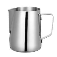 China Stainless Steel Milk Frothing Pitcher 600ml Sharp Spout Latte Art Coffee Cup for sale