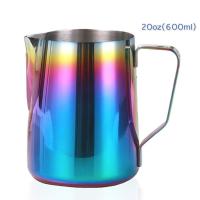 China Customized 304 Stainless Steel Milk Frothing Pitcher 350ml Cappuccino Latte Art Jug for sale