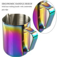 China Customized 304 Stainless Steel Milk Frothing Pitcher 350ml Cappuccino Latte Art Jug for sale