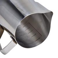 China Stainless Steel Milk Frothing Pitcher 20oz for Coffee Latte Art for sale
