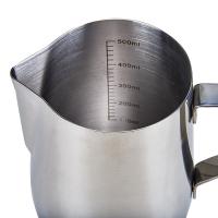 China Stainless Steel Milk Frothing Pitcher 20oz for Coffee Latte Art for sale