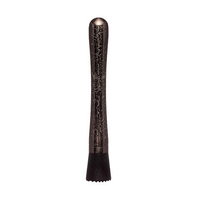China Black Stainless Steel Cocktail Muddler 8 inch 304 Bar Tool for Mojito Fruit Crusher for sale