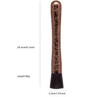 China Fairy Castle Etched Copper Plated Stainless Steel 304 Cocktail Muddler 20.5cm Bar Tool for sale