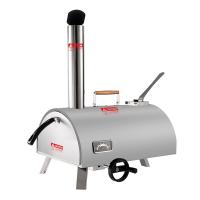 China Semi-Automatic Rotating Stainless Steel Pizza Oven 54.5cm Foldable Legs for sale